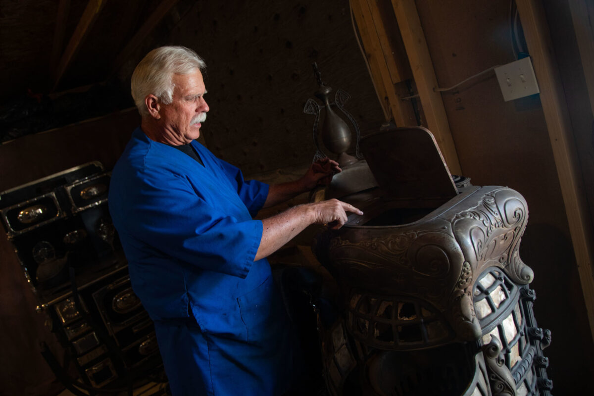 Antique stove restorations fire passion for North Ogden man | News ...